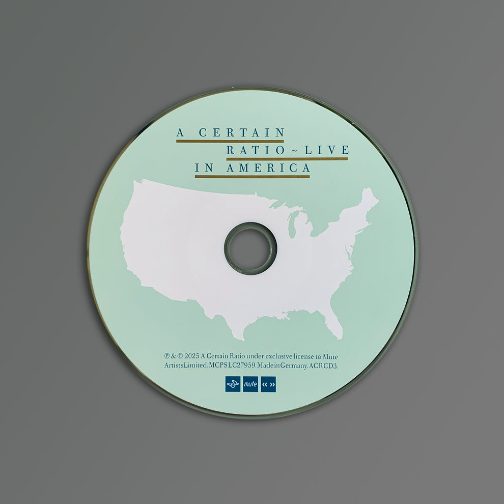 A Certain Ratio - LIVE IN AMERICA – Mute US